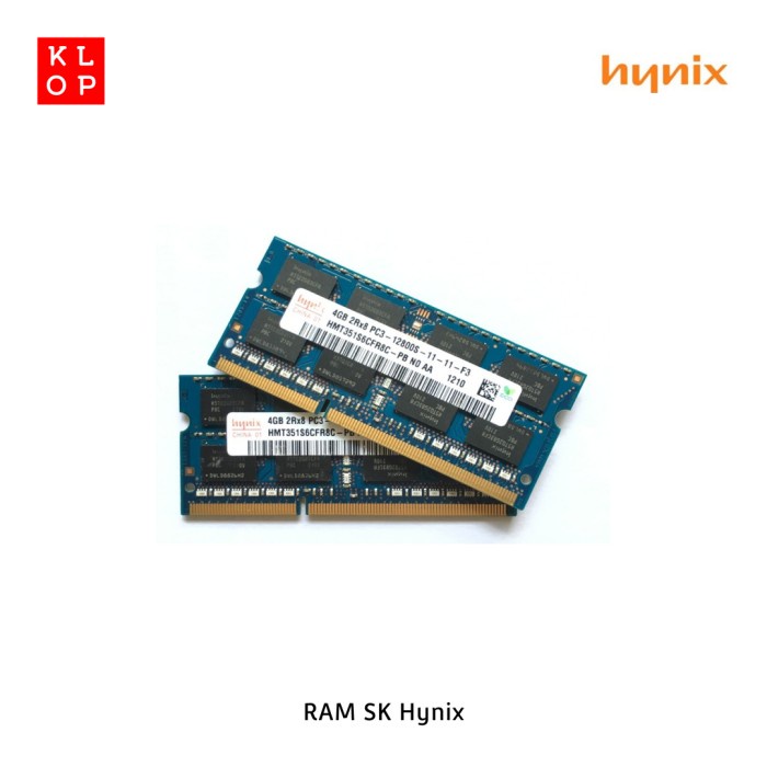 Jual RAM Laptop SK Hynix Korea DDR3 PC3L-12800S | Shopee Indonesia