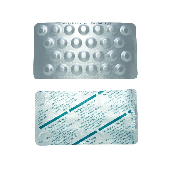 Jual EUTHYROX 100 MCG 1 BLISTER ISI 25 TABLET | Shopee Indonesia