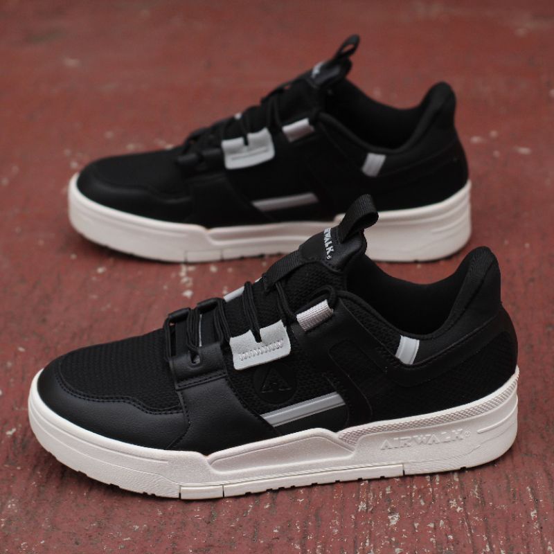 Jual sepatu airwalk santino men sneakers black original | Shopee Indonesia