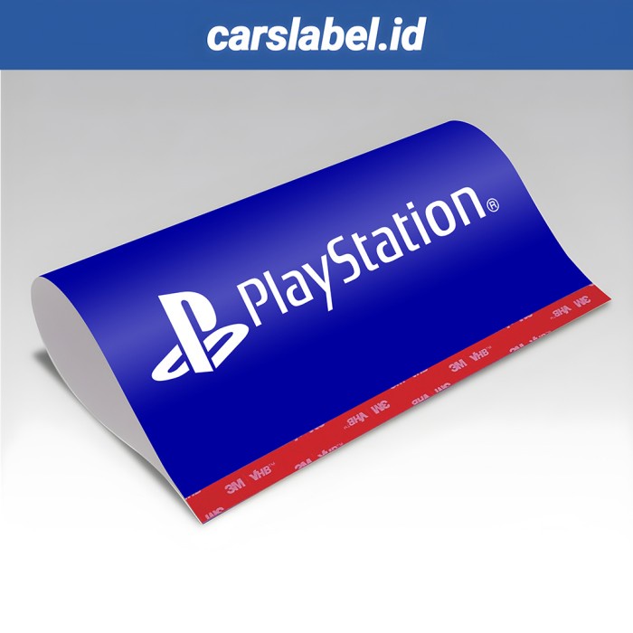 Jual PLAYSTA Label Tag Mobil - Variasi Pintu Bagasi - Hiasan Stiker ...