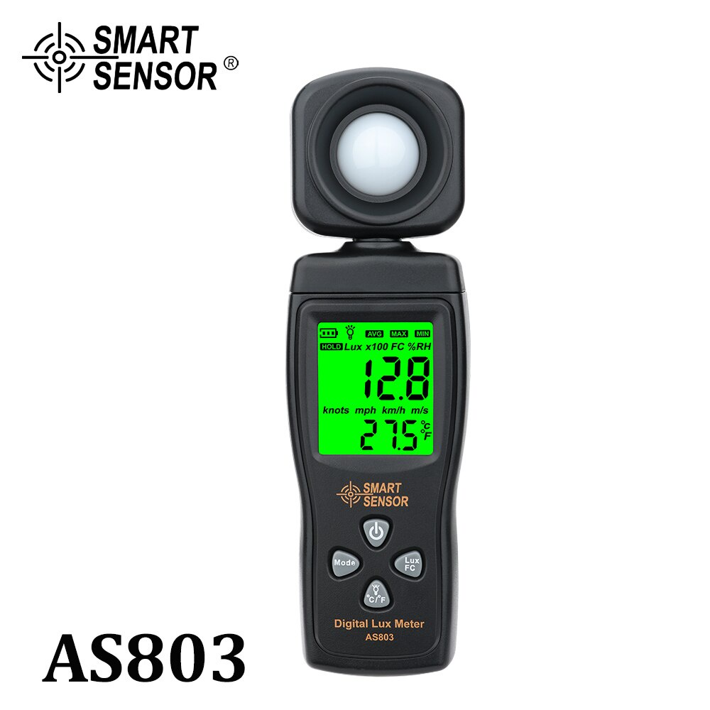 Jual AS803 Lux Meter Ukur Smart Sensor Intensitas Cahaya Light Meter ...