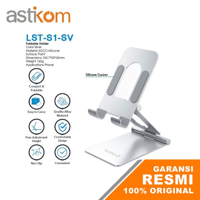 Jual HP Holder Orico LST-S1-SV Silver | Shopee Indonesia
