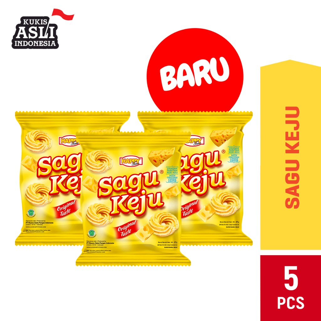 Jual Happy Time Sagu Keju 27gr (1 Pack) | Shopee Indonesia