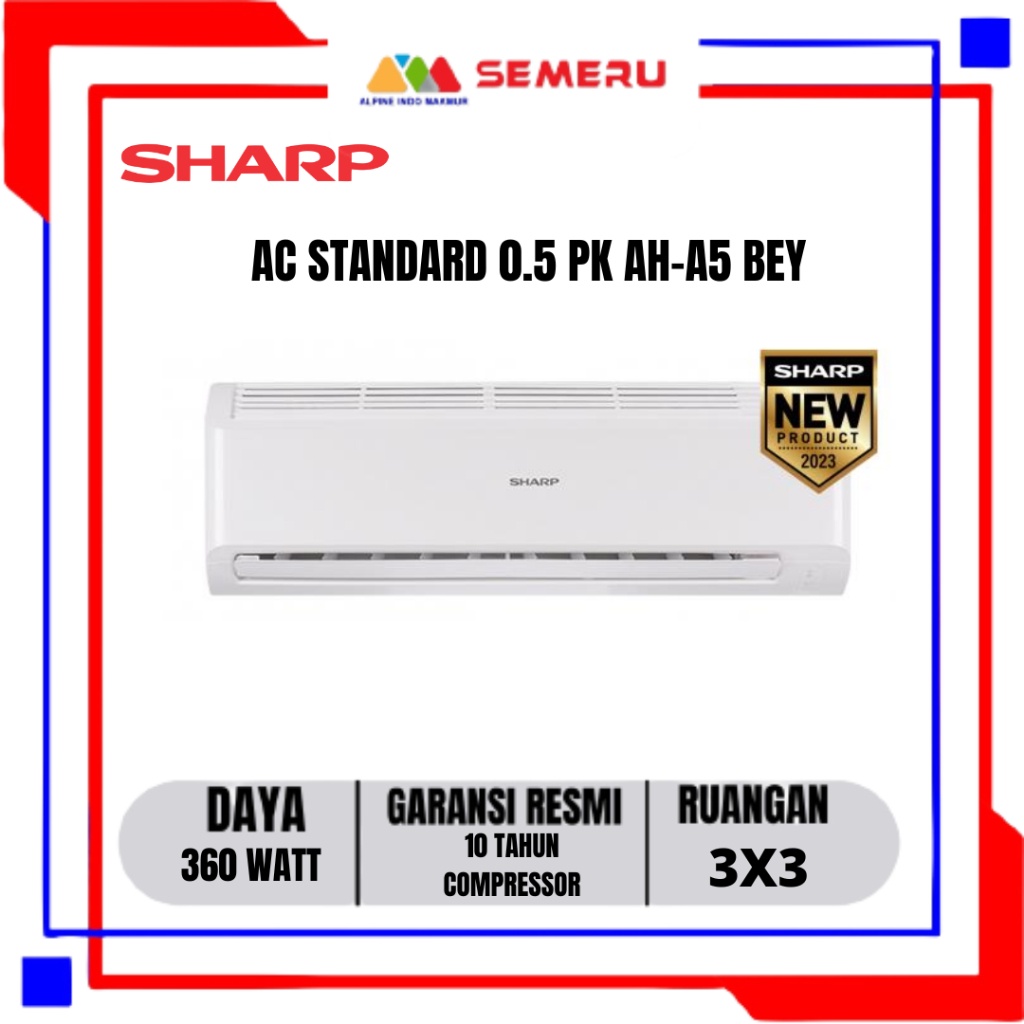 Jual SHARP AC STANDARD 0.5 PK DAN 1 PK AH-A5/A9 BEY (KHUSUS MAKASSAR ...