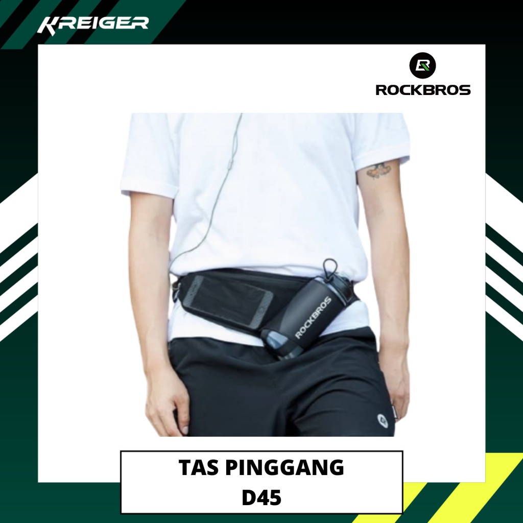 Jual Tas Pinggang Rockbros D45 Bicycle Bike Waist Bag Gowes Roadbike Seli Lipat Gunung MTB Anti ...