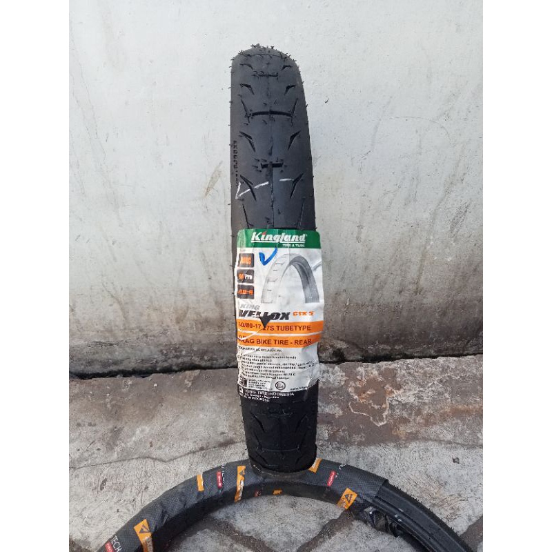 Jual Ban cacing 60/80 17 king velox CTX5 tubetype (bonus ban dalam ...
