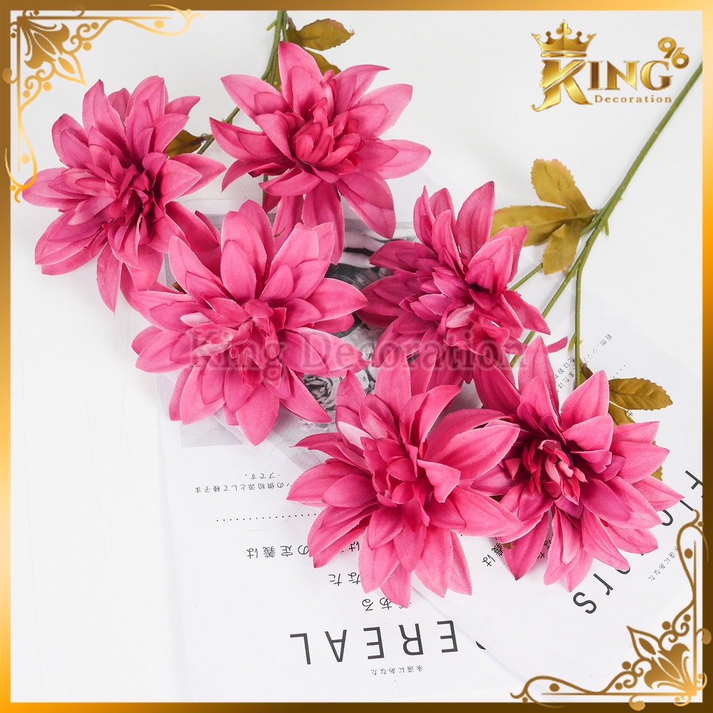 Jual BUNGA CRISANT PEARL TANGKAI PANJANG ROSE KRISANT 3 KUNTUM BUNGA ...