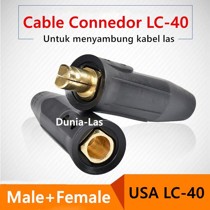 Jual 1 Set LC-40 Connector Cable Las Type USA Konektor Kabel Las LC 40 ...