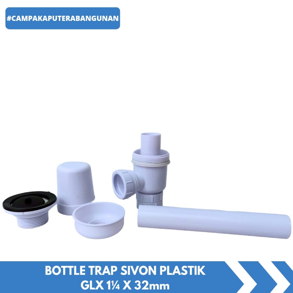 Jual Bottle Trap Sivon Plastik GLX 1 1/4 X 32mm | Shopee Indonesia