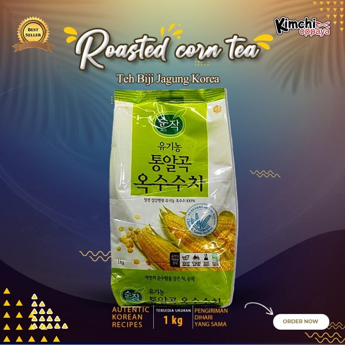 Jual Korean Roasted Corn Tea Teh Biji Jagung Korea 1kg - Oksusu Ca ...