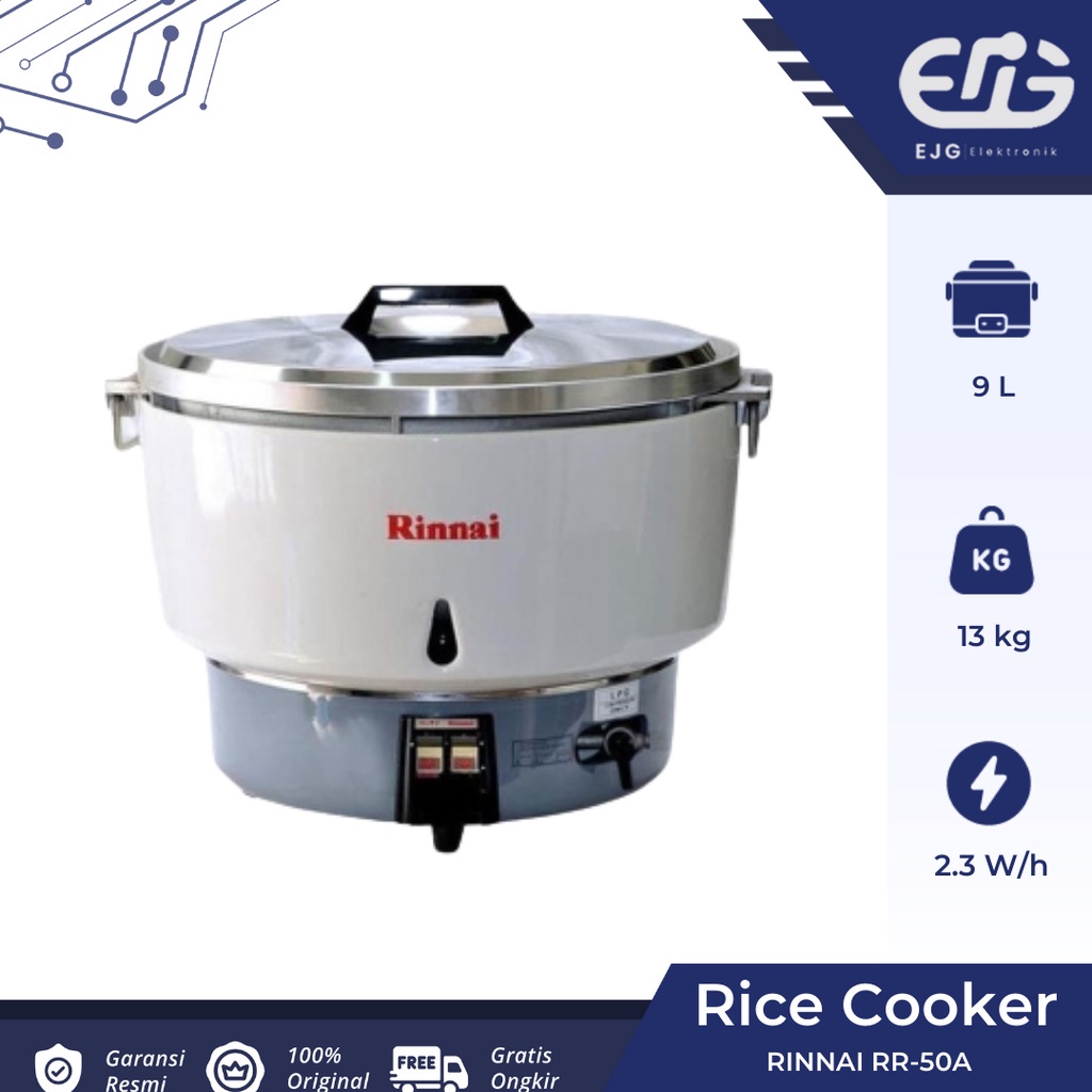 Jual Rinnai RR-50A Rice Cooker Penanak Nasi Gas | Shopee Indonesia