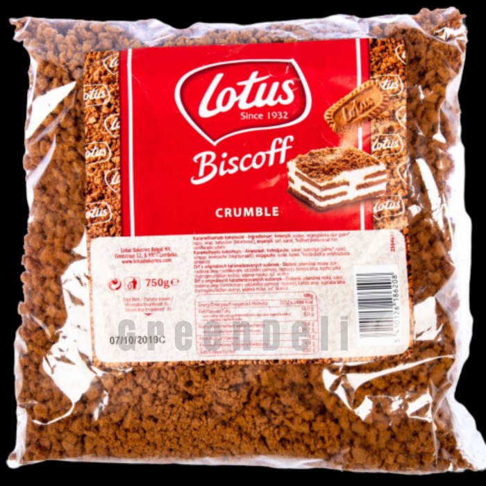 Jual Lotus Biscoff Crumble / Crumb / Remah 750 Gram | Shopee Indonesia