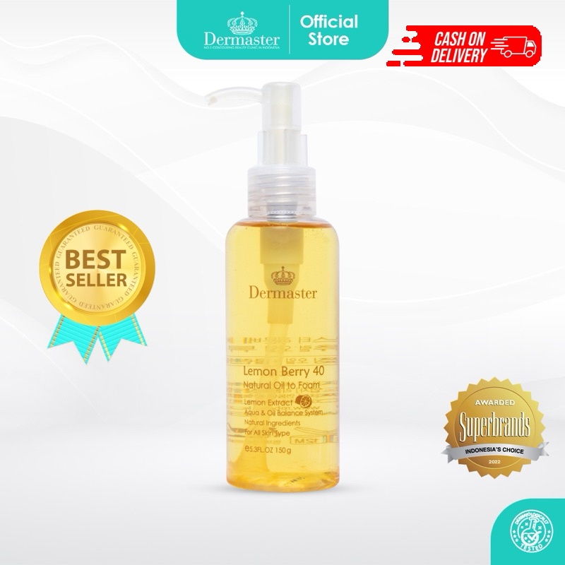 Jual (COD) Dermaster Oil to Foam 2 in 1 - 150 ml | Shopee Indonesia