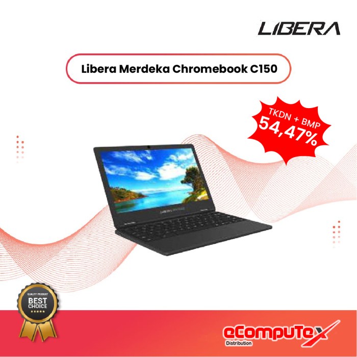 Jual Laptop Libera Merdeka Chromebook C150 4GB 32GB 11.6” TKDN GARANSI ...