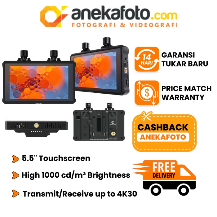 Jual Hollyland Mars M1 Enhanced Kit Wireless Transceiving Dual Monitor ...