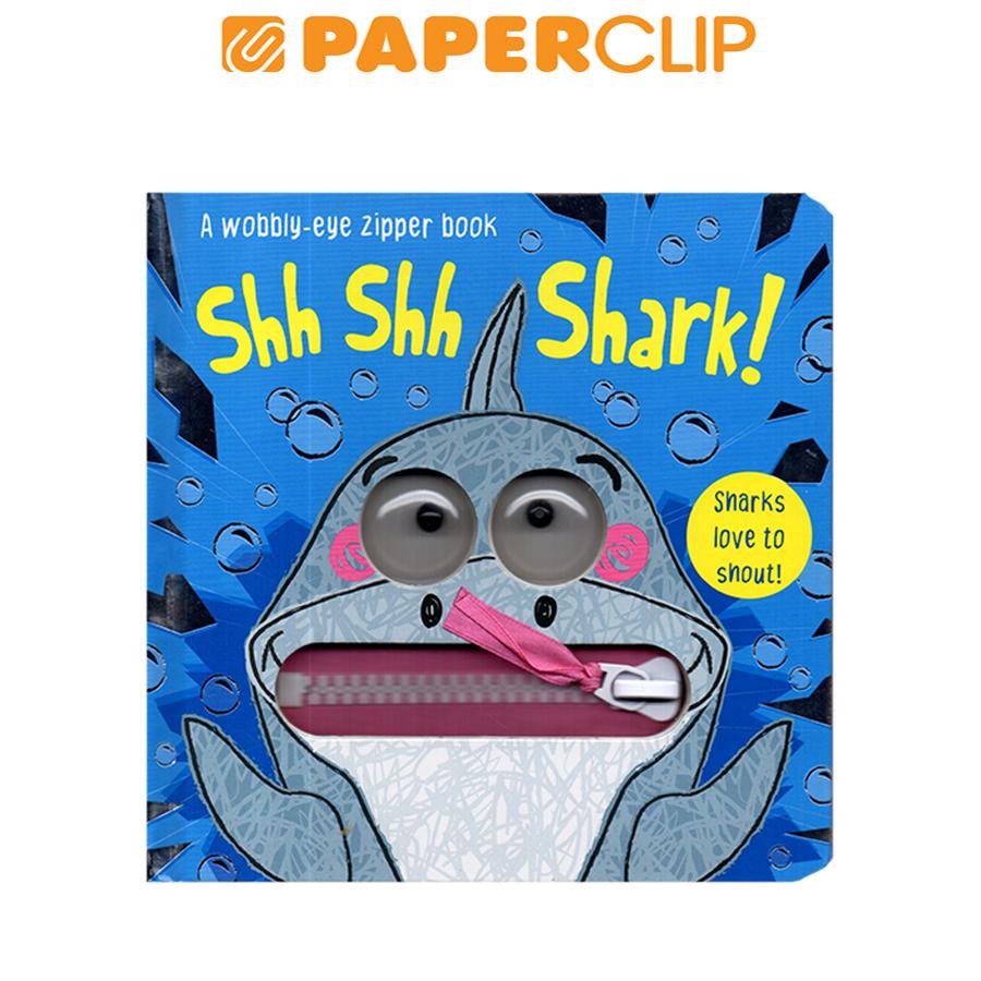 Jual A WOBBLY EYE ZIPPER BOOK :SHH SHH SHARK | Shopee Indonesia