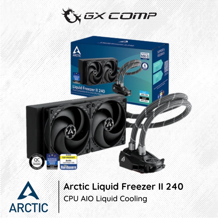 Jual Arctic Liquid Freezer II - 240 | AIO 240mm CPU Liquid Cooler ...
