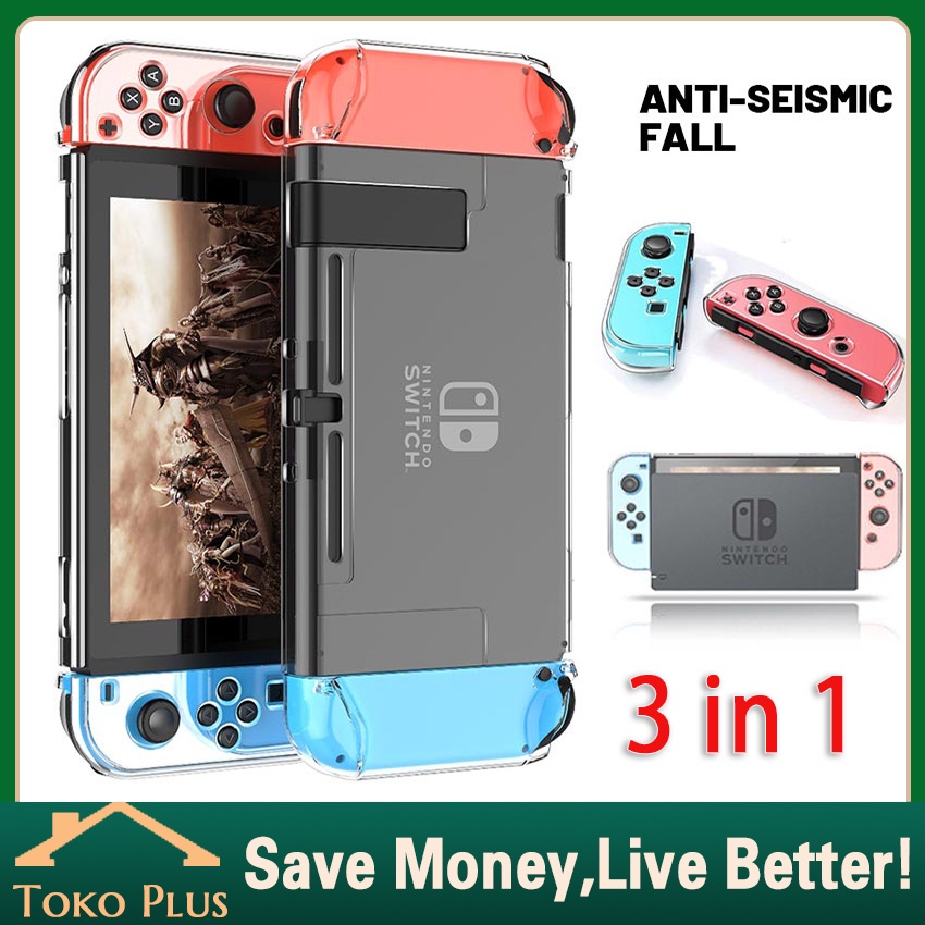 Jual Case Cover Pelindung Nintendo Switch OLED Casing Mika Transparan ...