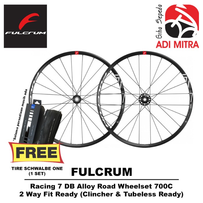 Jual Fulcrum Racing 7 DB C19 Alloy Wheelset Road Bike | Shopee Indonesia