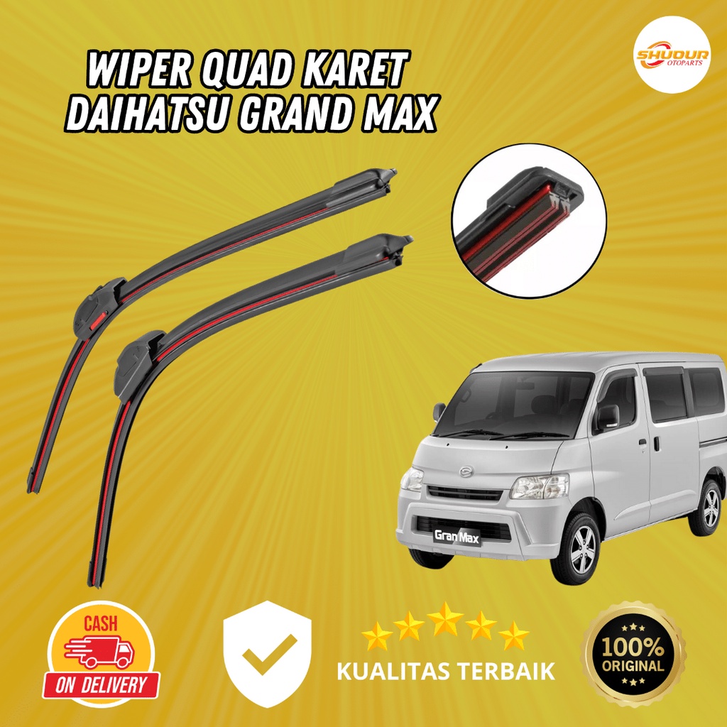 Jual Wiper Quad (4) Blade Daihatsu Gran Max Grandmax Blind Van Pickup ...
