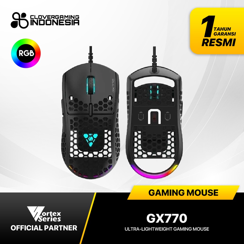Jual VortexSeries GX770 RGB - Ultra Lightweight Gaming Mouse Vortex ...