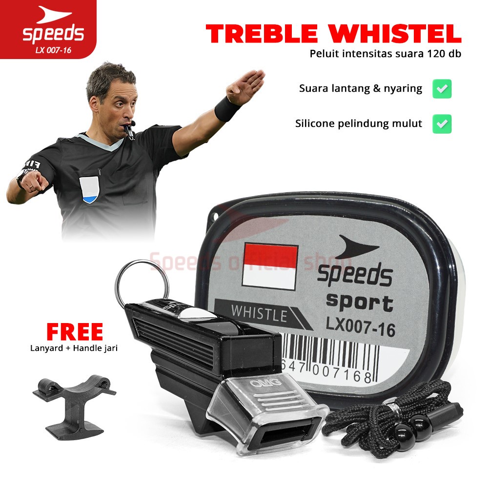 Jual SPEEDS Peluit Wasit Pluit Treble Whistle Olahraga Periwitan Sport ...