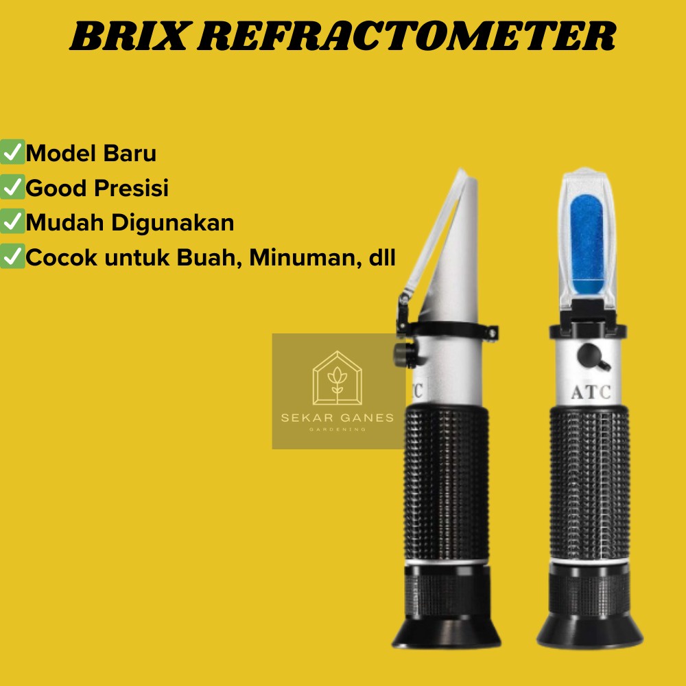 Jual Alat Ukur BRIX METER Alat Pengukur Kadar Manis Gula Tingkat Kemanisan 0-32% Refractometer ...