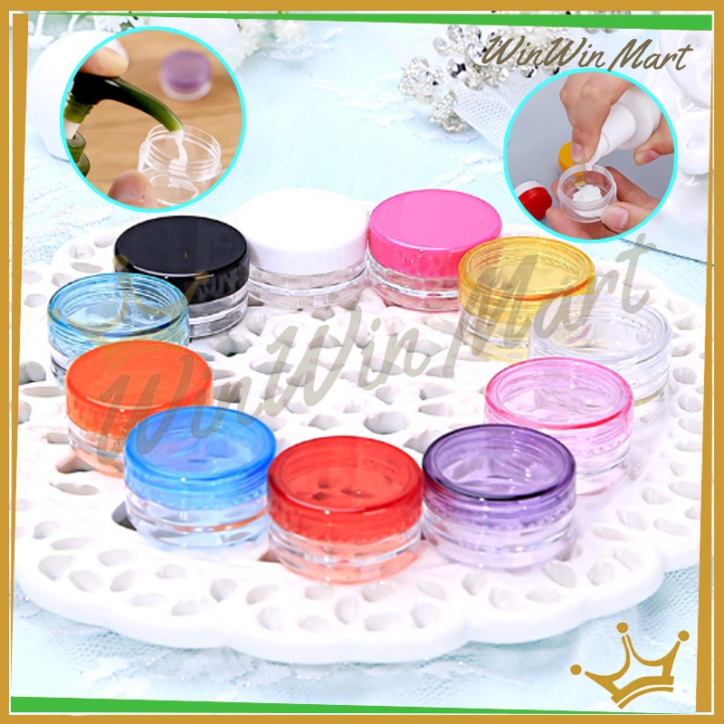 Jual Pot Jar 5gr/Tempat Cream Mini /Pot Jar Cream/Bulat Wadah Isi Ulang ...