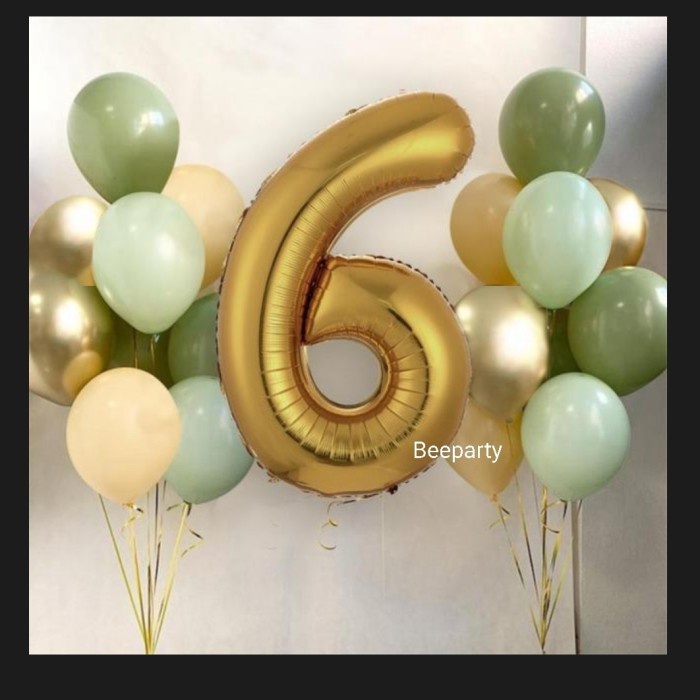 Jual Balon Angka Set Gold - 0 | Shopee Indonesia
