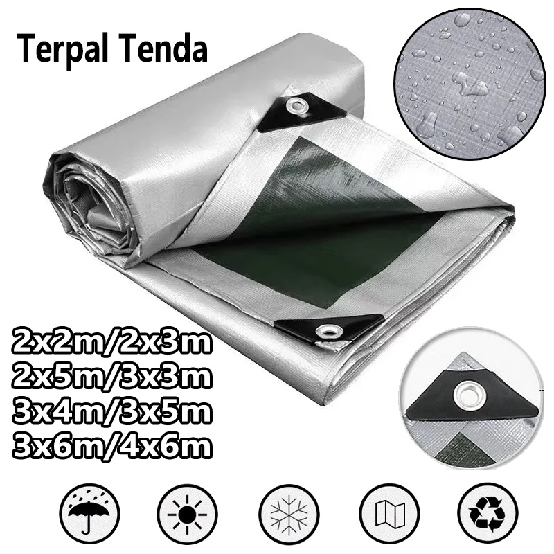 Jual Terpal Tenda Tahan Air Terpal Plastik Kain Terpal Anti-UV Terpal ...