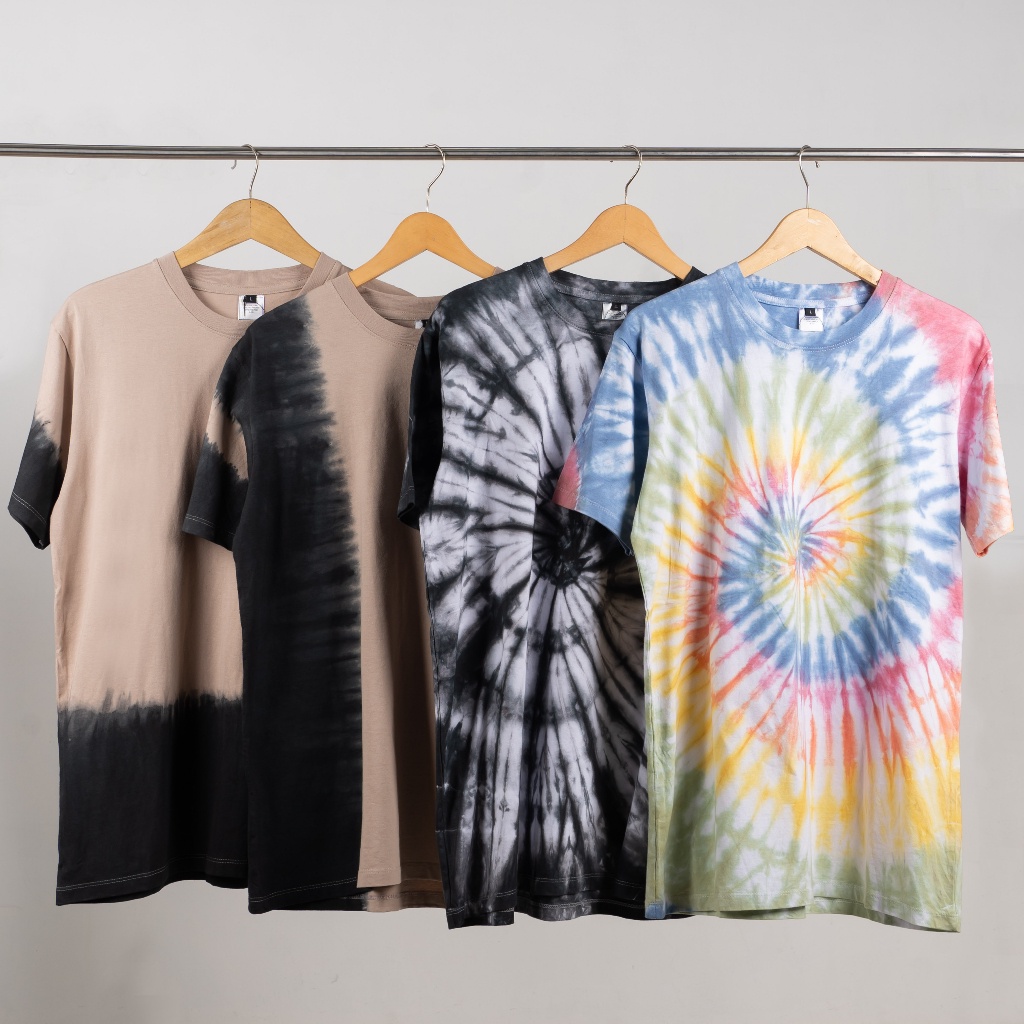 Jual Otsky Kaos Pria Tie Dye All Variant Cotton Combed 24s Pendek (G ...