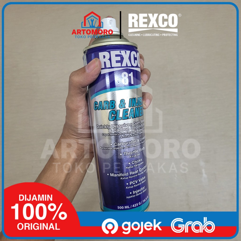 Jual Rexco 81 Crab & Injector Cleaner 500ml / Carbulator & Injector ...