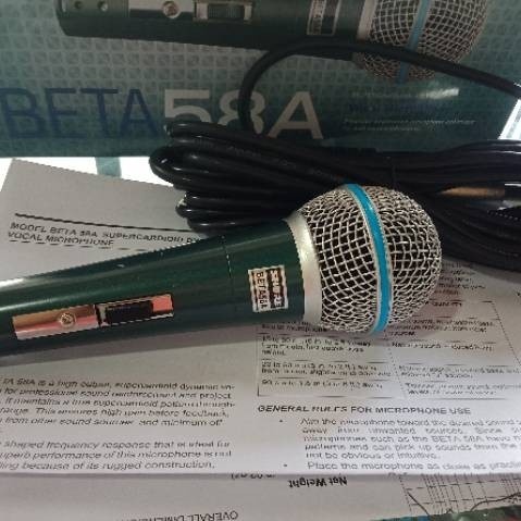 Jual Mic Microphone beta 58A ORIGINAL BETA58A | Shopee Indonesia