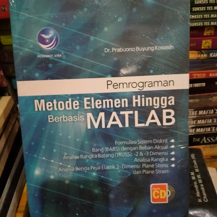 Jual Original pemrograman metode elemen hingga berbasis Matlab plus CD ...
