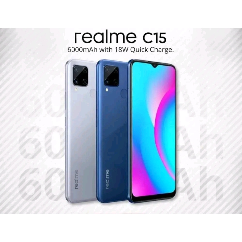 Jual Realme C15 RAM 4\64 Nominus masih mulus fullshet second rasa baru ...