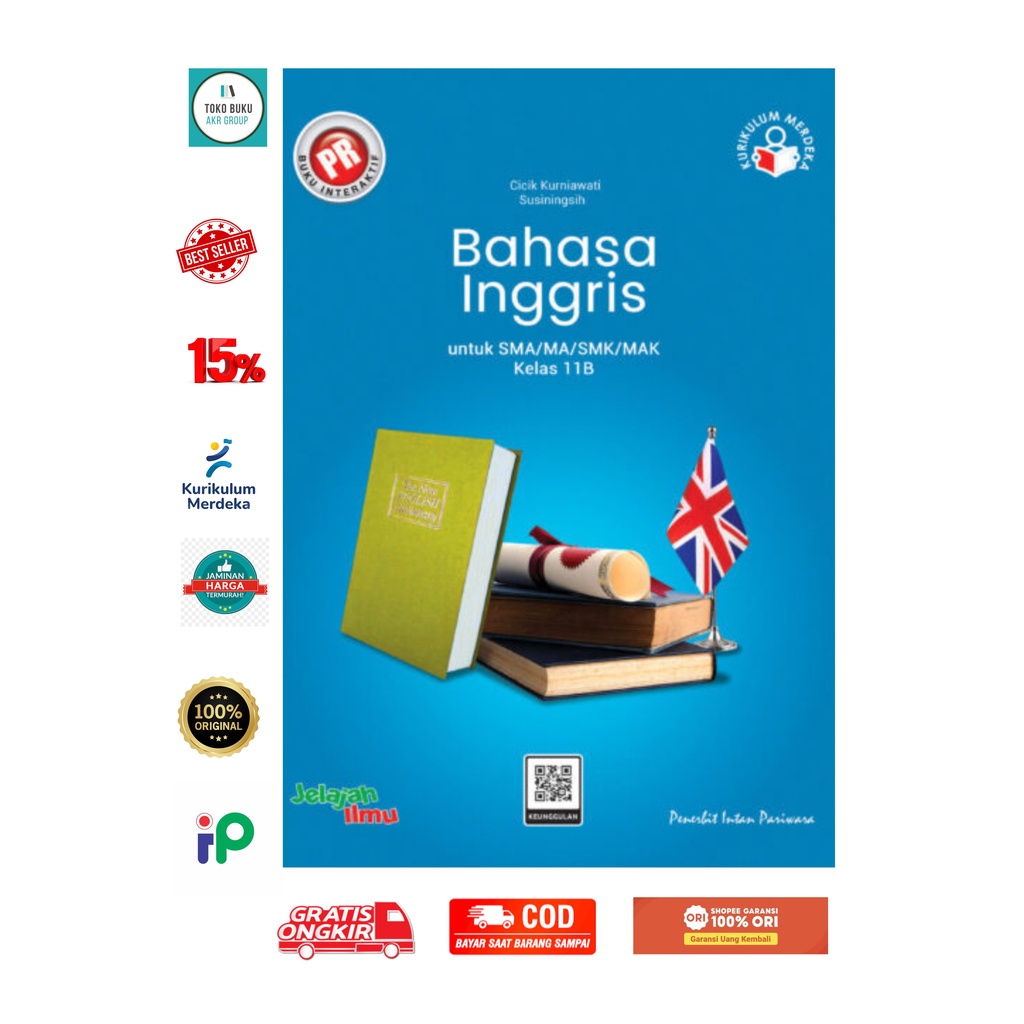 Jual Buku PR/LKS interaktif BAHASA INGGRIS SMA Kelas 11 Semester 2 Kurikulum Merdeka Tahun 2024 ...