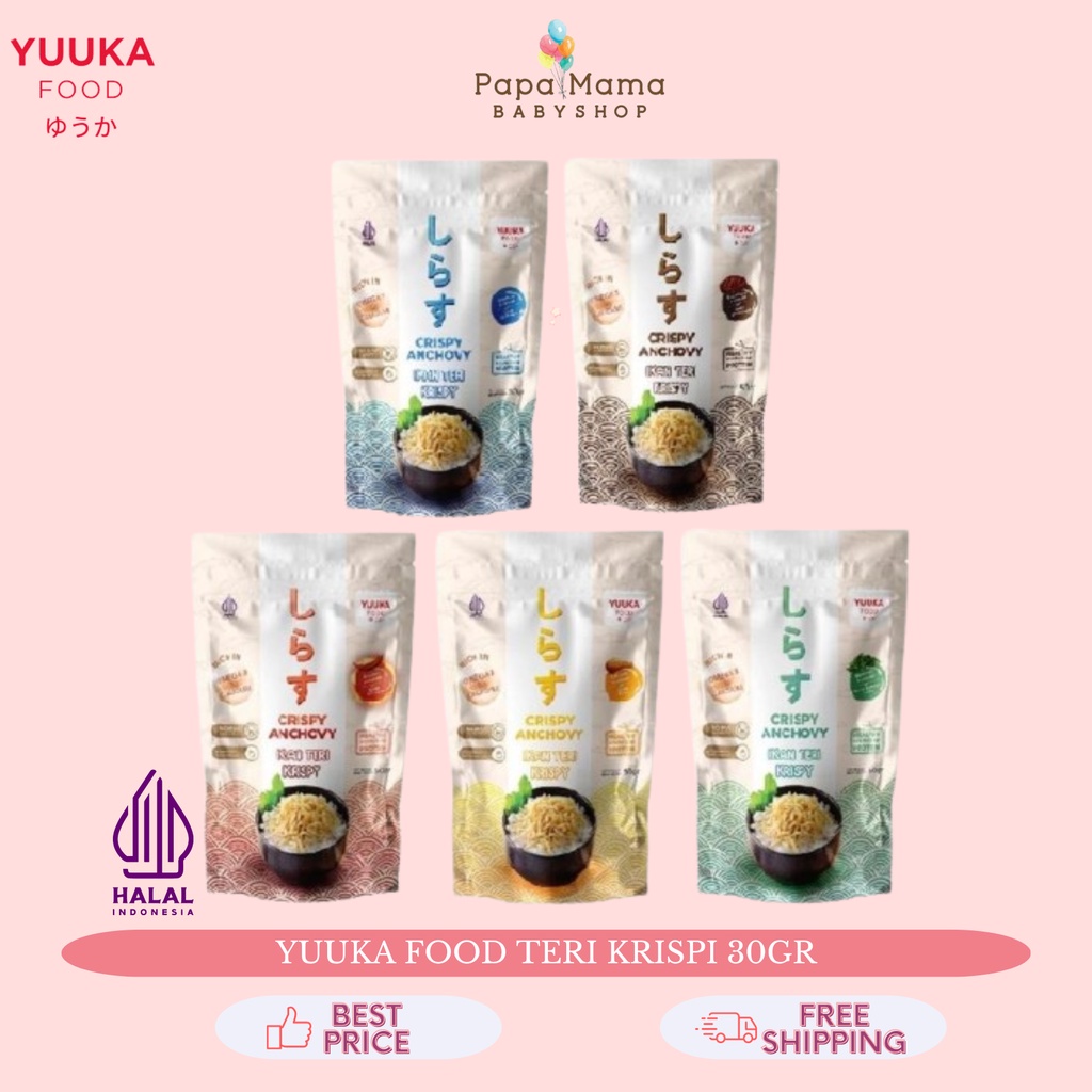 Jual YUUKA FOOD TERI Bumbu Mpasi Ikan Teri Krispi 30 g | Shopee Indonesia