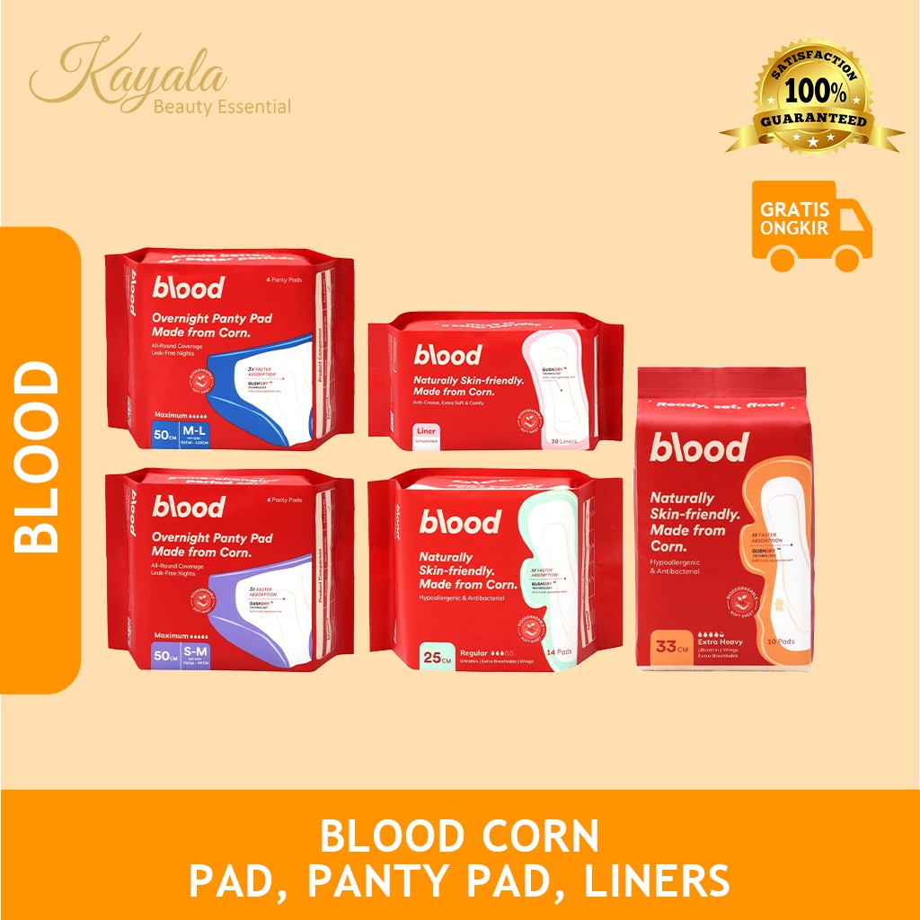 Jual BLOOD CORN PADS /PEMBALUT DARI JAGUNG | BEBAS GATAL & ULTRA THIN ...