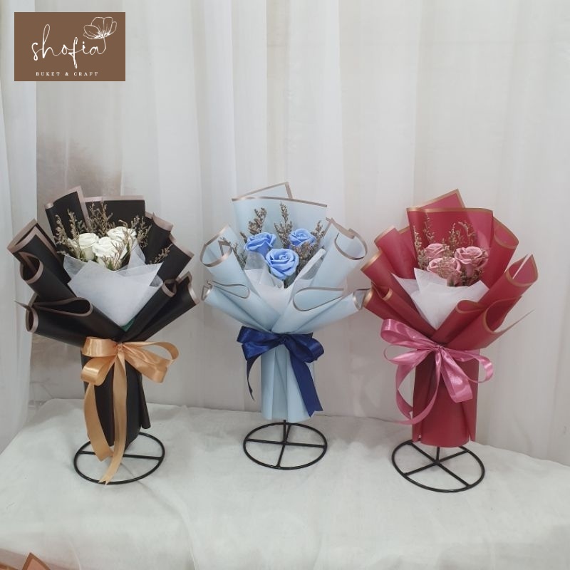Jual Buket bunga sabun graduation wisuda soap flower bouquet ready ...