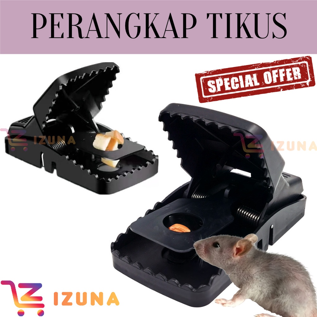 Jual [IZUNA] PERANGKAP TIKUS POLOS SUPER STRONG/JEBAKAN TIKUS DOUBLE ...