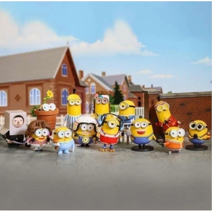 Jual Mainan- Pop Mart Minions Rides Series Popmart Mainan Action Figure ...