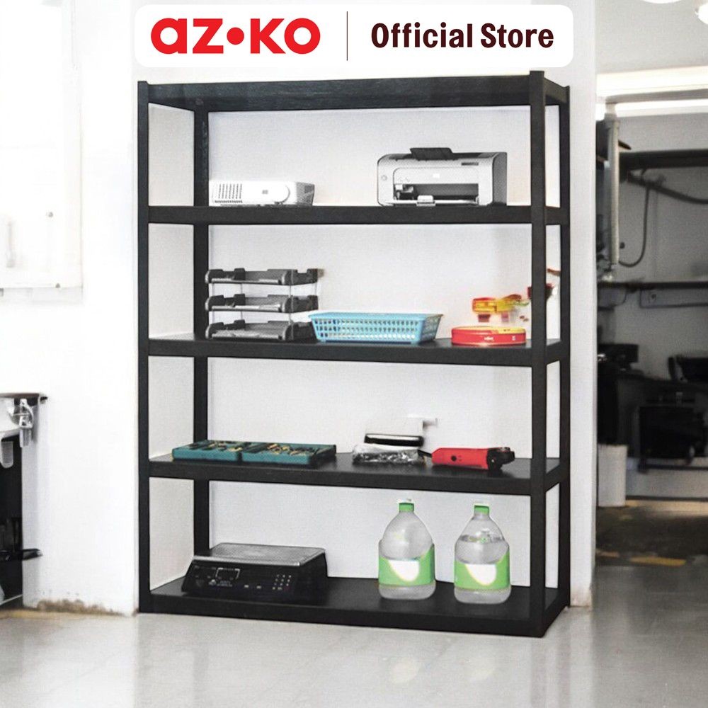 Jual AZKO Krisbow 120X45X180 cm Rak Besi 5 Tingkat Storage Rack Tempat ...