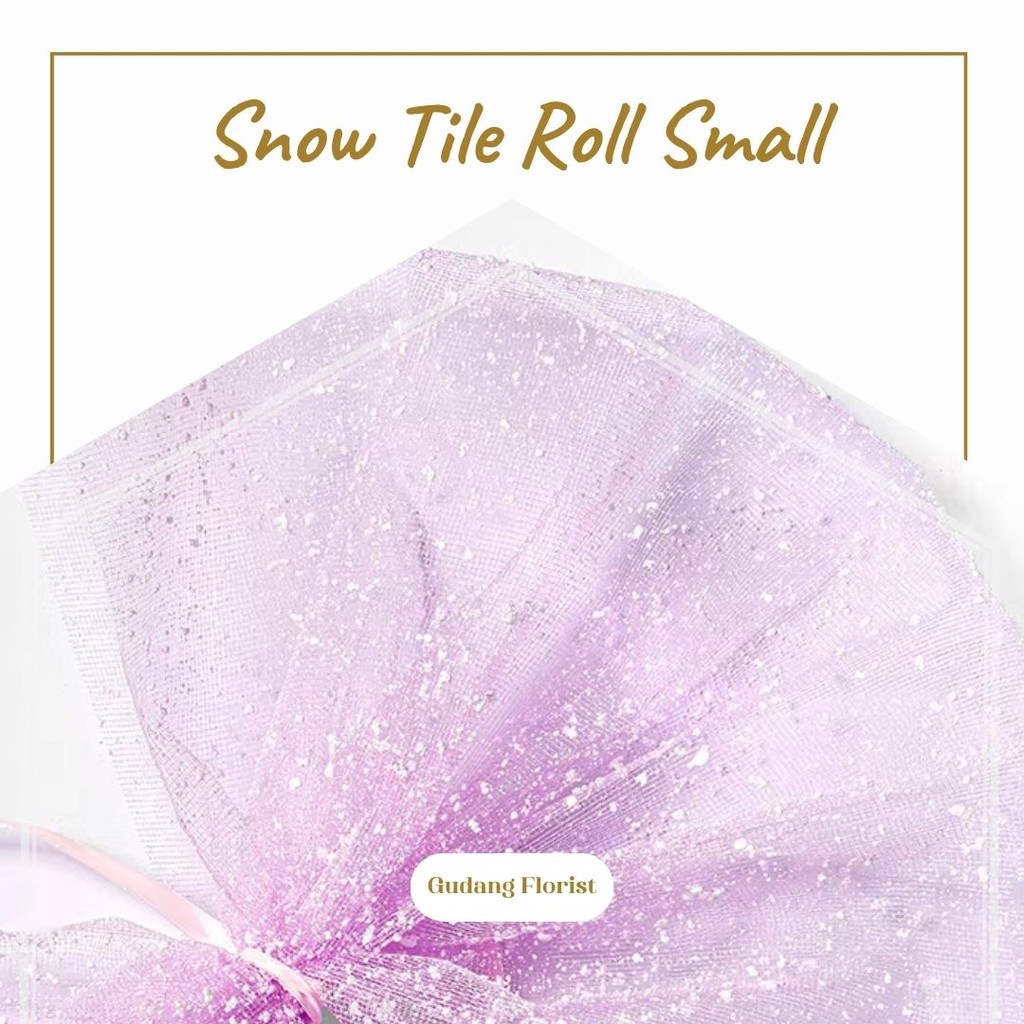 Jual SNOW TILE ROLL SMALL / COTTON ROLL / KAIN ROLL / CELLOPHANE ...