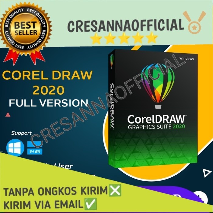 Jual Terbaru Corel Draw Graphics Suite 2020 Full Version [Win] Full ...