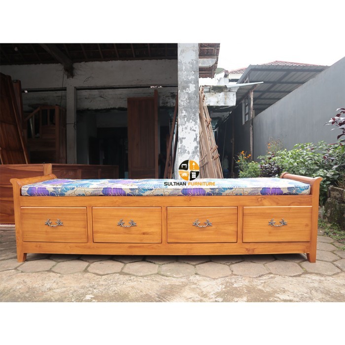 Jual Bench Shabby 4 Laci - Bangku Minimalis - Sofa Bed - Kursi Malas ...