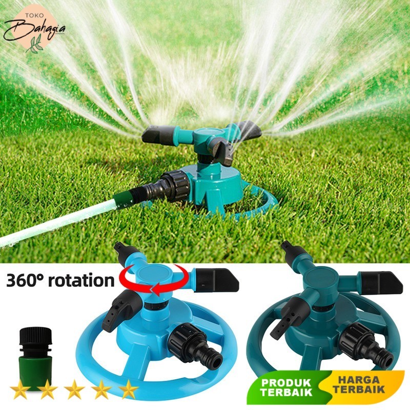 Jual Penyiram Tanaman Otomatis Putar 360 Derajat 3 Sprinkler Spray ...