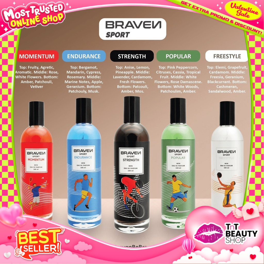 Jual BRAVEN Sport Eau De Parfum 100ml - EDP | TnT Beauty Shop | Shopee ...