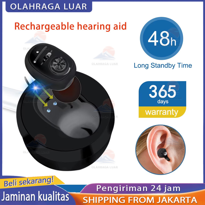 Jual 【COD】Mini Alat bantu dengar yang dapat diisi ulang original hearing aids, alat pendengaran ...
