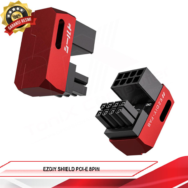 Jual EZDIY-FAB SHIELD PCIE 8 PIN 180 °STD 180-Degree U-Turn Angled ...
