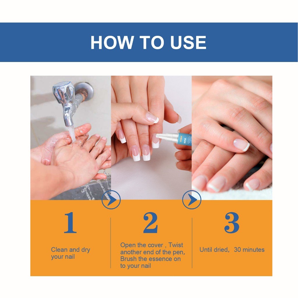 Jual OUHOE Nail Repair Pen 3ml Nail Fungal Removal Serum Remove ...